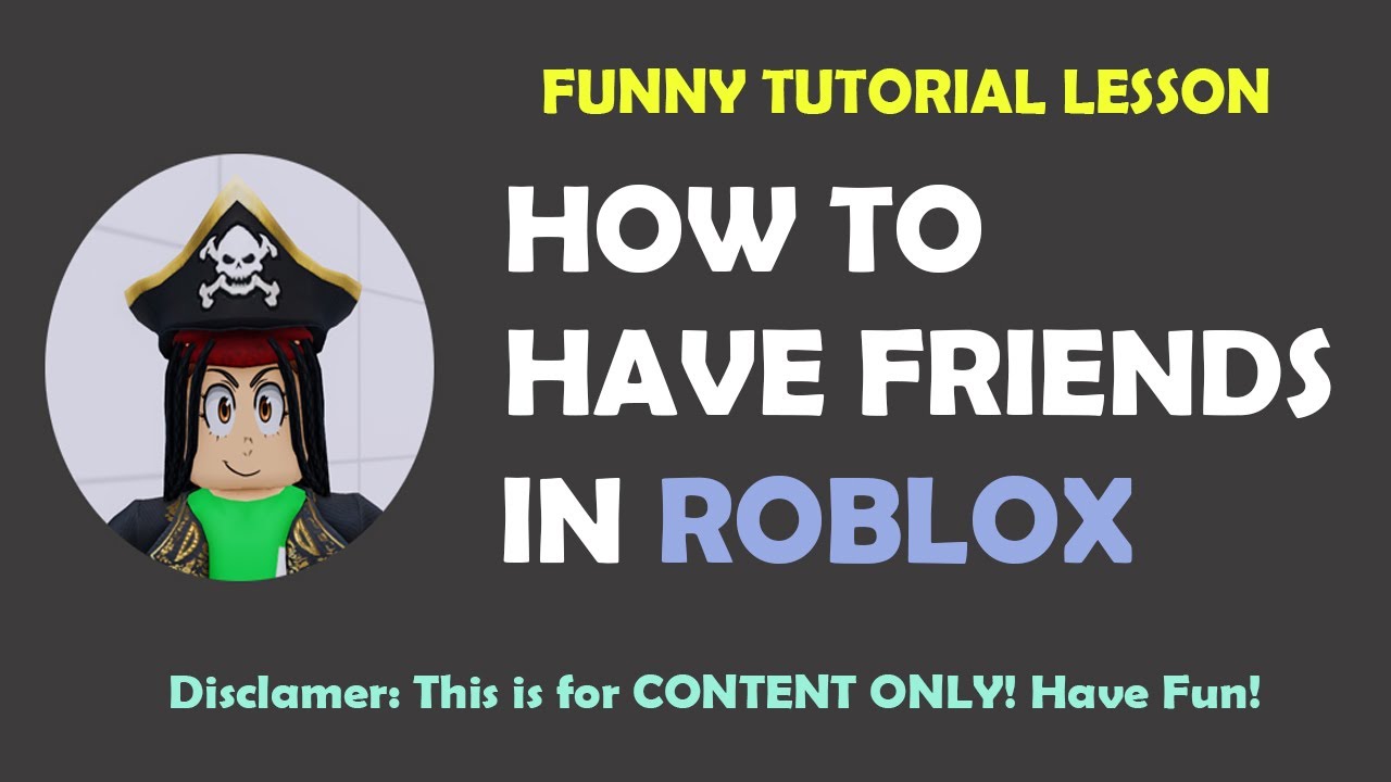 How to have friends in ROBLOX - YouTube