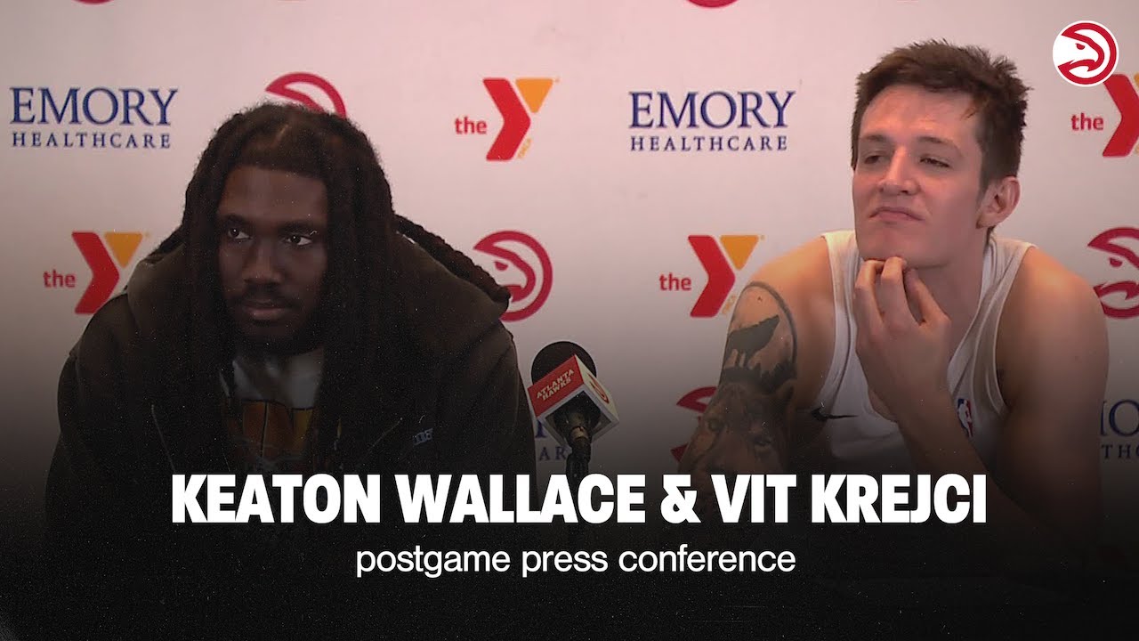 Atlanta Hawks vs. Orlando Magic Postgame Press Conference: Keaton Wallace & Vit Krejci - YouTube