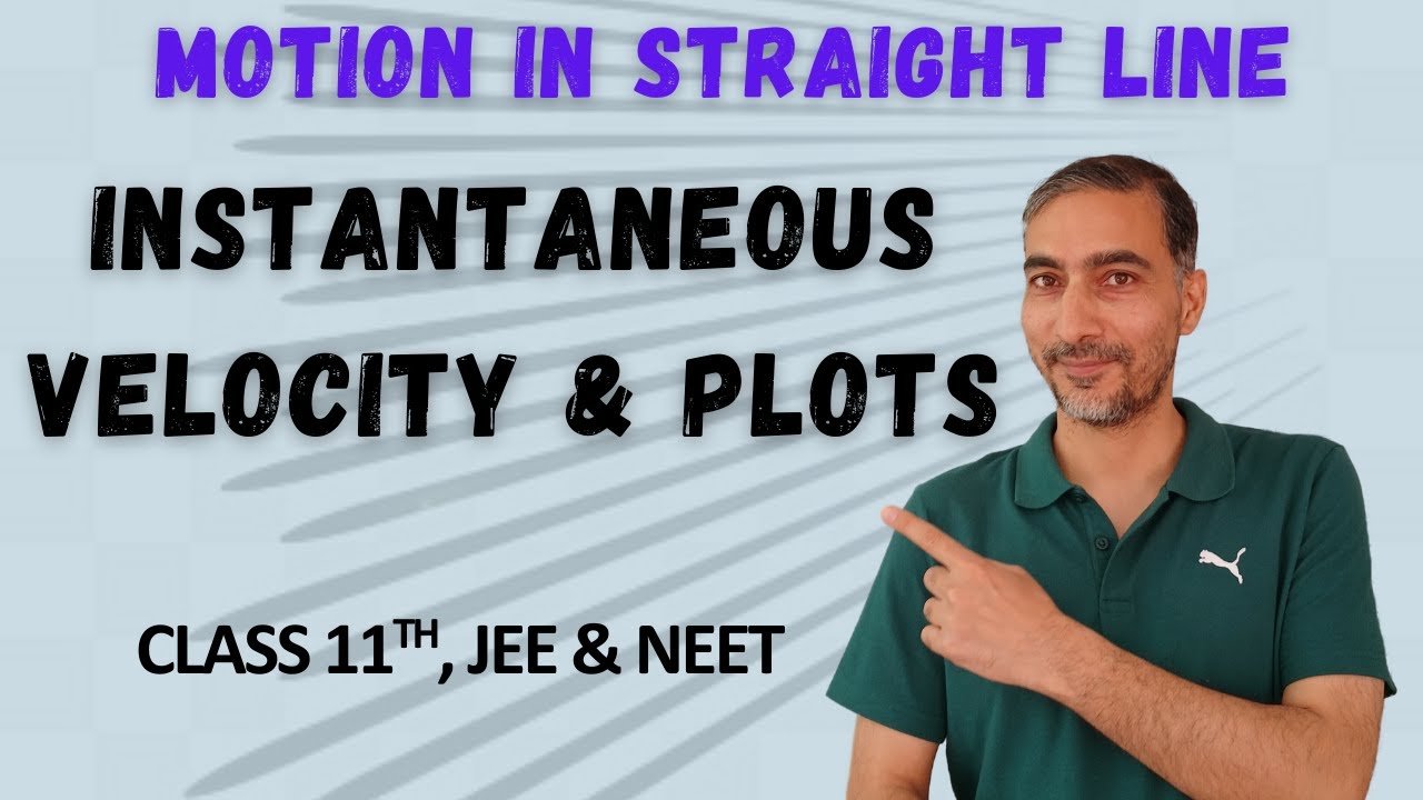 Instantaneous Velocity, dx/dt & Plots | Class 11 Physics for NEET & JEE ...