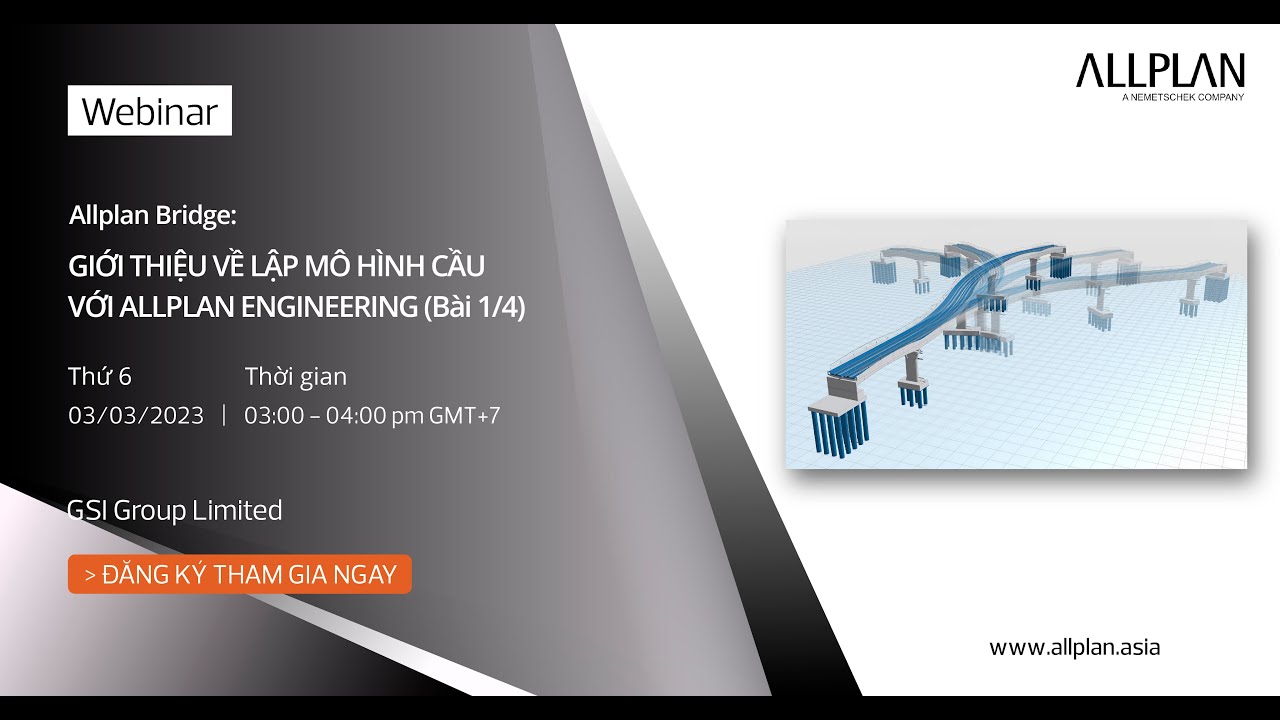 Webinar: Allplan Bridge - Giới thiệu về lập mô hình cầu với Allplan Engineering (Bài 1/4) - YouTube