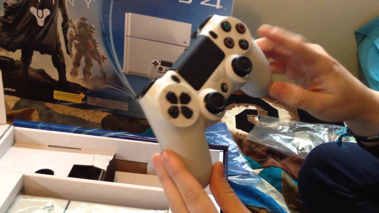 Destiny white ps4 unboxing - YouTube