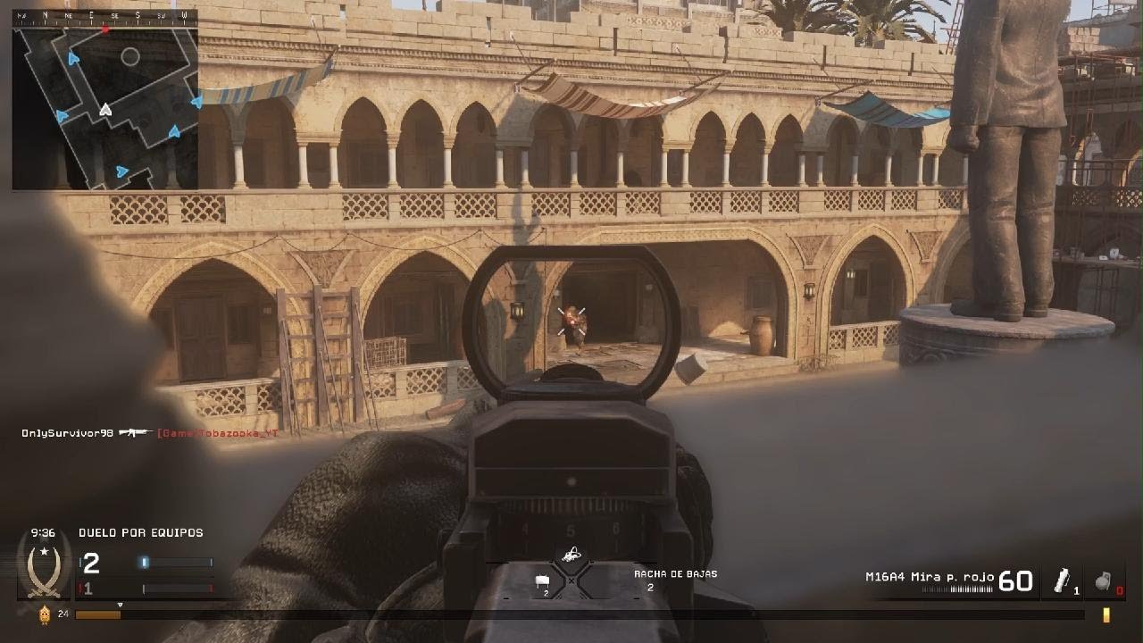 La gran M16A4 en CoD 4 MW Remastered PS5 - YouTube