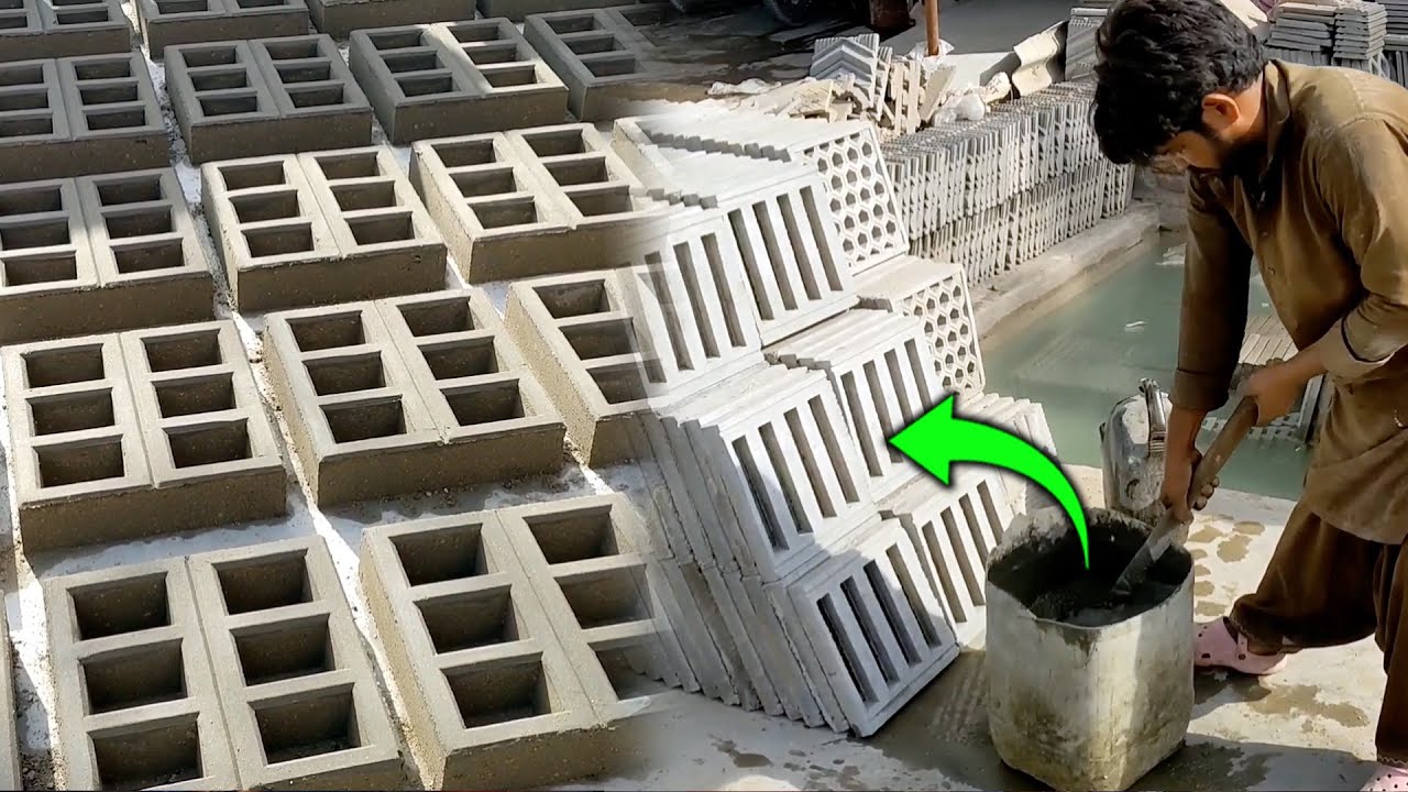 How to Build Concrete Blocks | Produce Million of Concrete Blocks ...