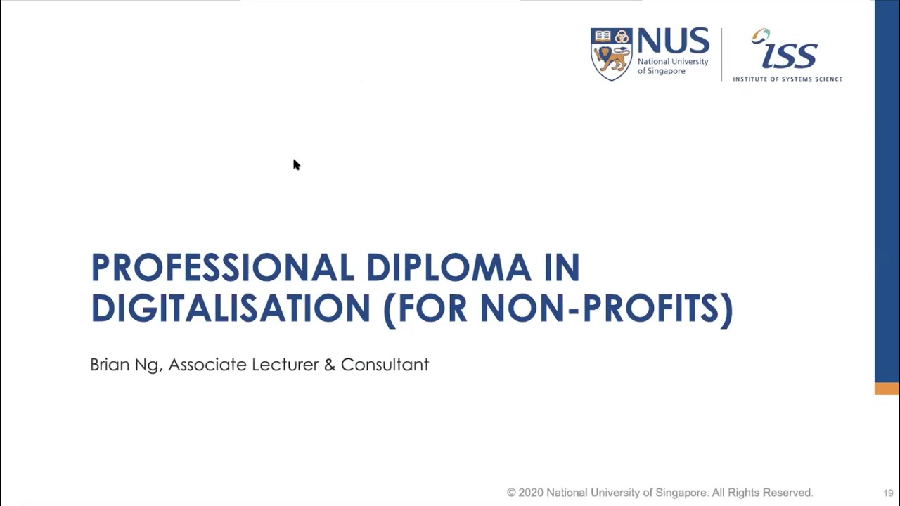 Launch of Digitalisation Training Programmes NUS ISS - YouTube