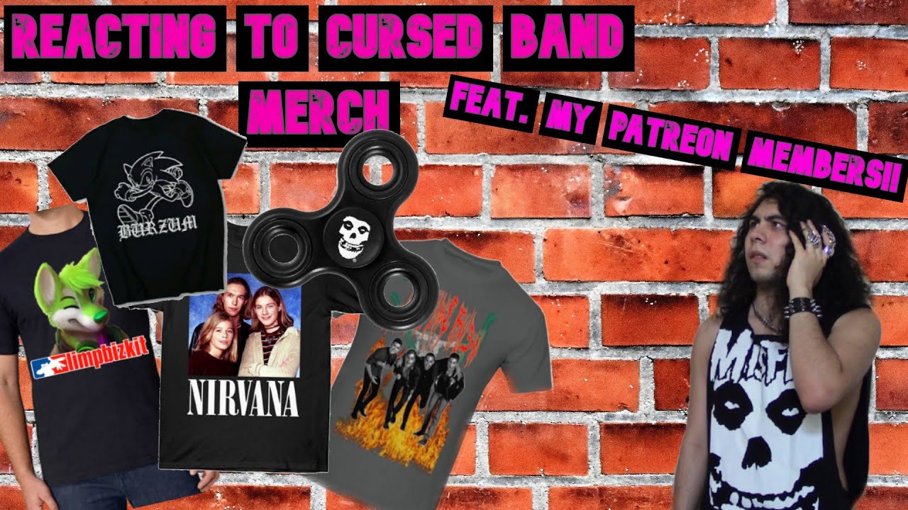 Reacting To Cursed Rock/Metal Band Shirts & Merch Feat. My Patreon ...