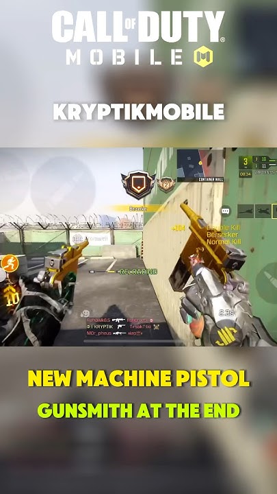Best machine pistol gunsmith CODM #codmshorts #codmobile #music - YouTube