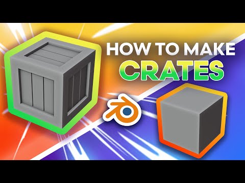 How To Make A Crate In Blender Tutorial - 3 Minutes - YouTube