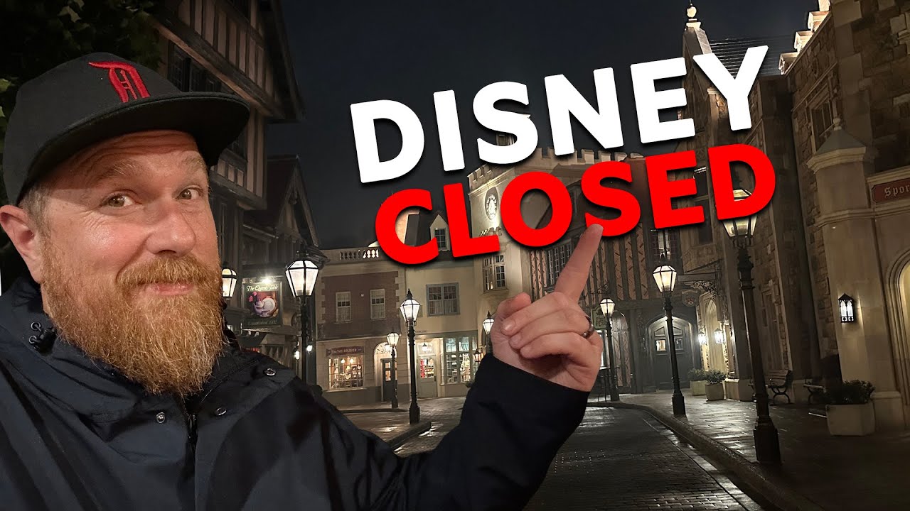 EPCOT SHUTS DOWN From Hurricane Ian Heading Disney World - YouTube
