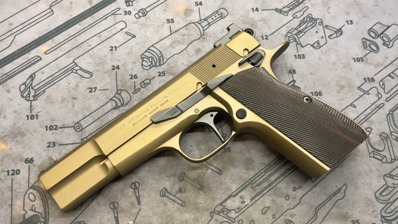Custom Hi Power with Midnight Bronze Cerakote and Craig Spegel Grips ...