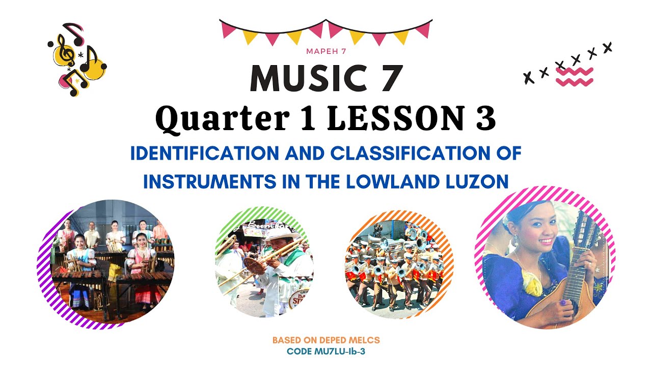 Identification and Classification of Instruments in Lowland Luzon ...