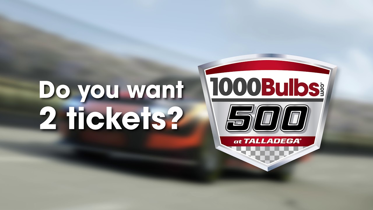 Win Tickets to the 1000Bulbs 500 at Talladega Superspeedway! - YouTube