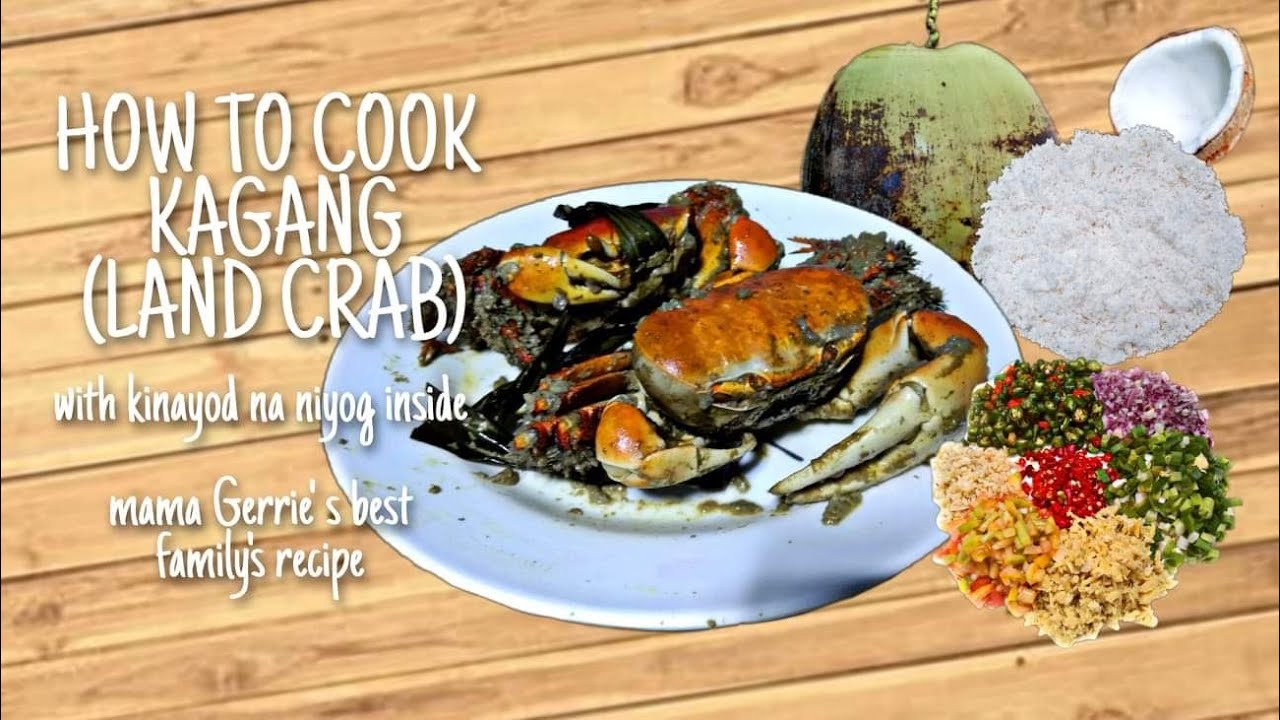 How to cook Kagang (land crab) - YouTube