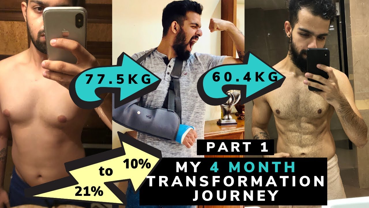 Transformation in 4 months | Reduce Body Fat Percentage | FAT FIT to ...