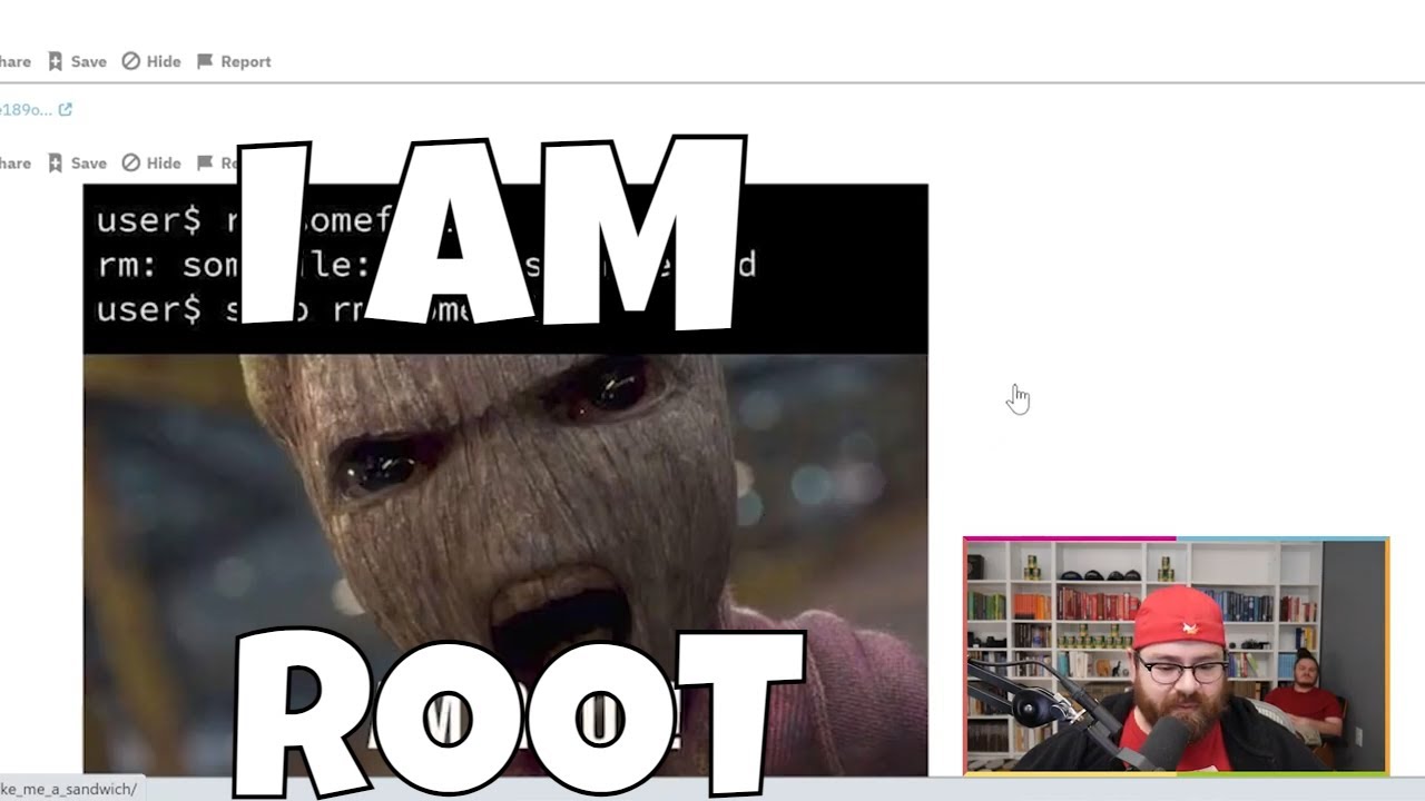 I am root - funny programming meme review 2021 clip - YouTube