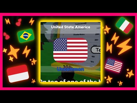 Guide How To Get United States America On Roblox Find The Flags - YouTube