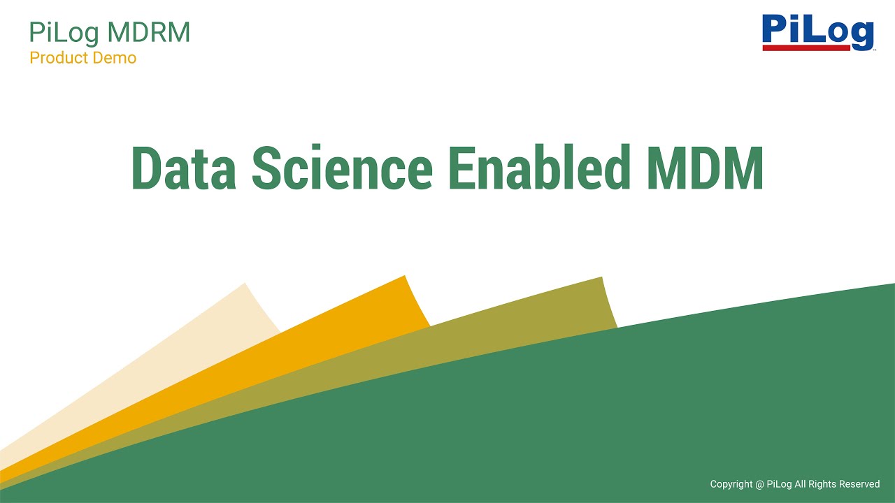 Data Science Enabled MDM - PiLog MDRM Capabilities - YouTube