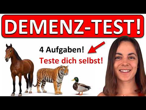 🚀🚀🚀 Teste deine Demenz selbst! | Vier Fragen aus dem MoCA Alzheimer Test!