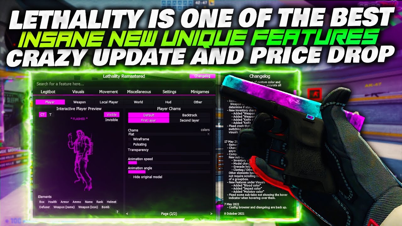 LETHALITY PRICE DROP + UNIQUE FEATURE UPDATE (CUSTOM SKINS AND MORE ...