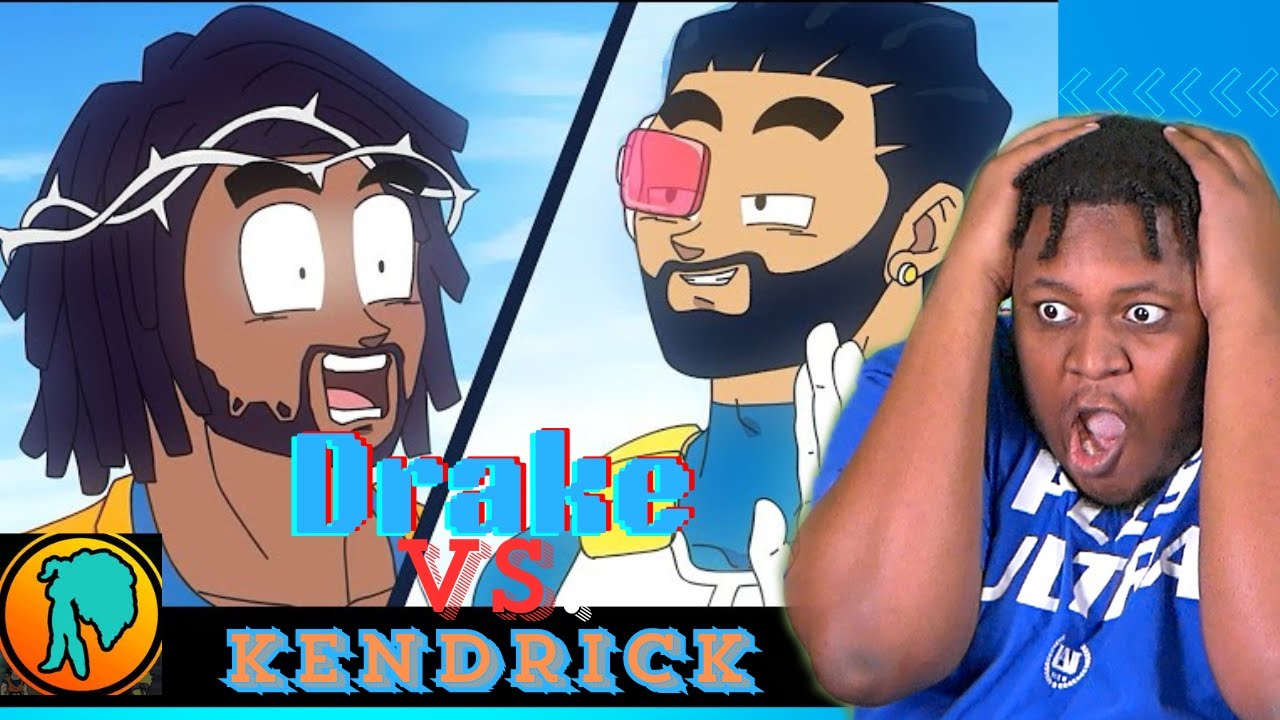 Drake Vs. Kendrick but its Dragon Ball Z (Rap Battle) @SSJ9K1 Reaction ...