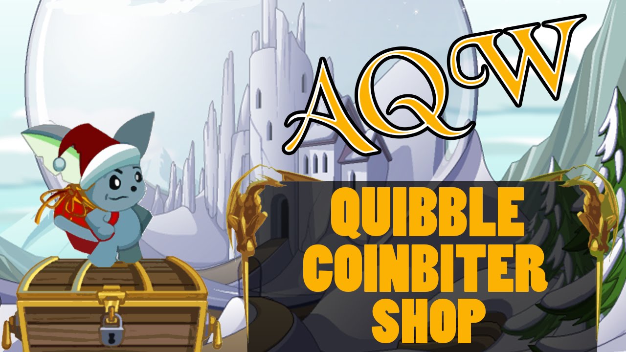 =AQW= Quibble Coinbiter Frostval Rares December 2015 - YouTube