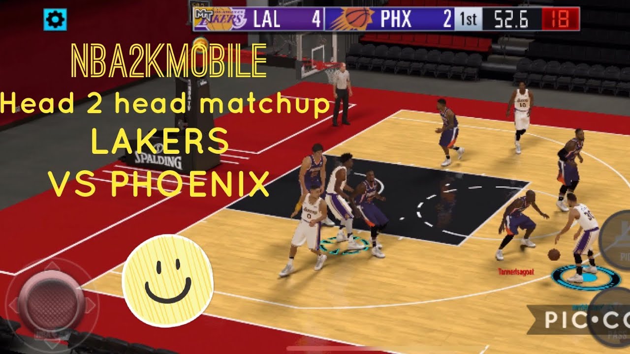PLAYING NBA 2K MOBILE ON MY PHONE | HEAD TO HEAD MATCH UP - YouTube