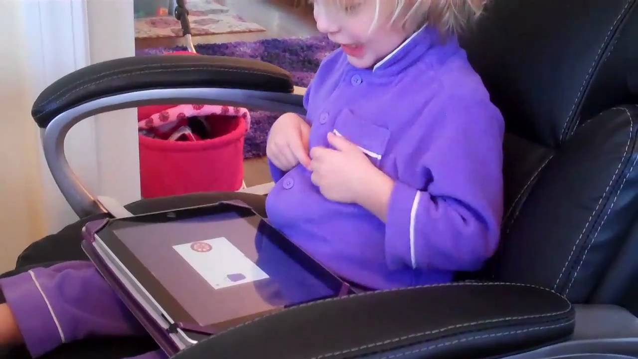 Izzy Loves Tickle Tap App on iPad - YouTube