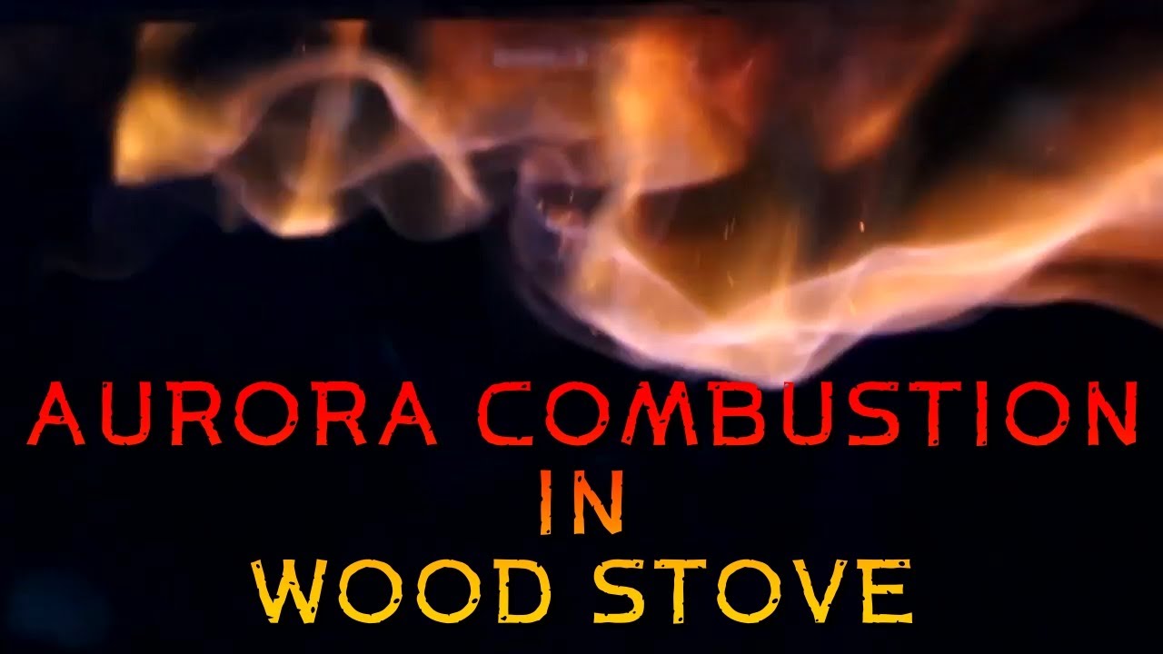 화목난로에서 구현되는 2차연소 secondary combustion in wood stove #woodstove #벽난로 #불멍 ...