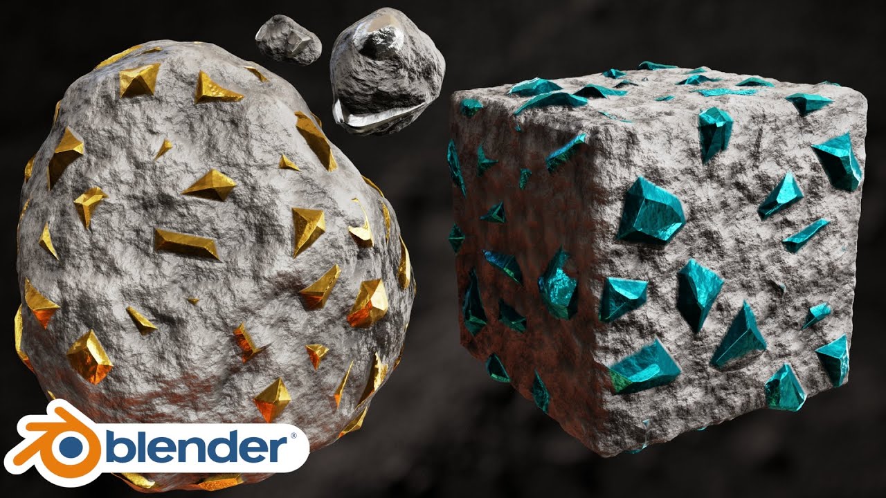 Procedural Ore Material (Blender Tutorial) - YouTube