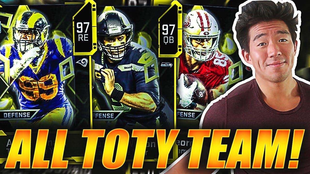 ALL 'TEAM OF THE YEAR' LINEUP! THIS TEAM COSTS WAY TOO MUCH! Madden 20 ...