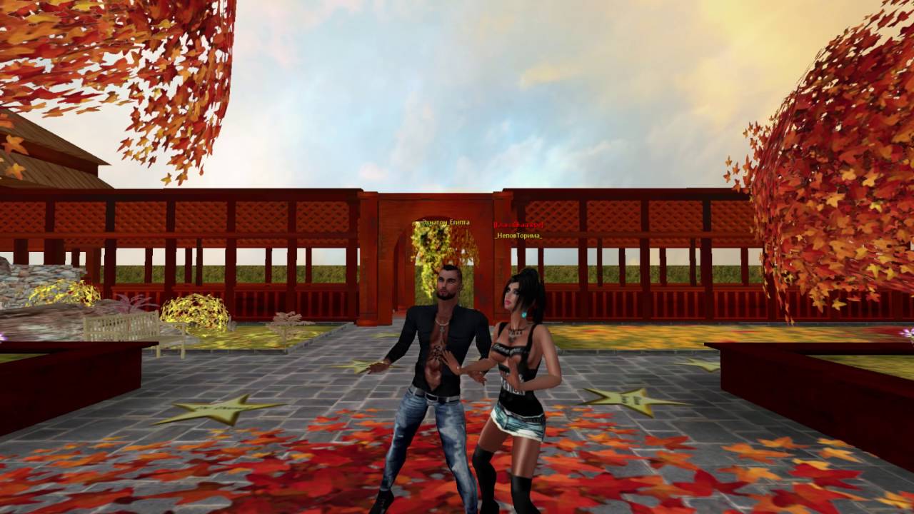 VWW 3D World Love City 3D Парк Прогулка в Осень 1 09 4792 03 10 2016 19 ...