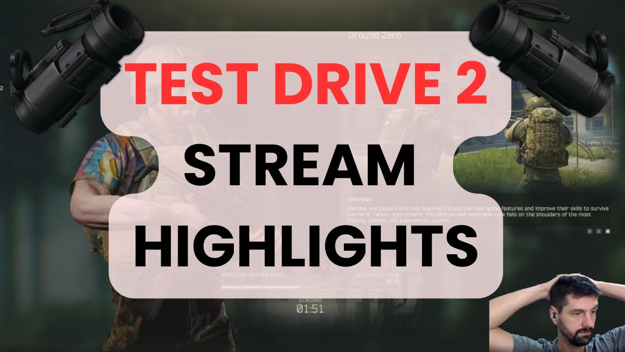 Test Drive 2 Stream Highlights - Escape from Tarkov 1.0 - YouTube