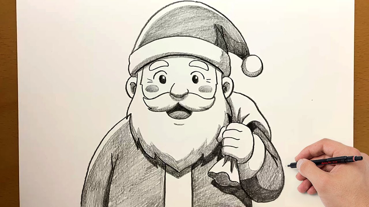 How to Draw Cute Santa Claus | Christmas Special Drawing - YouTube