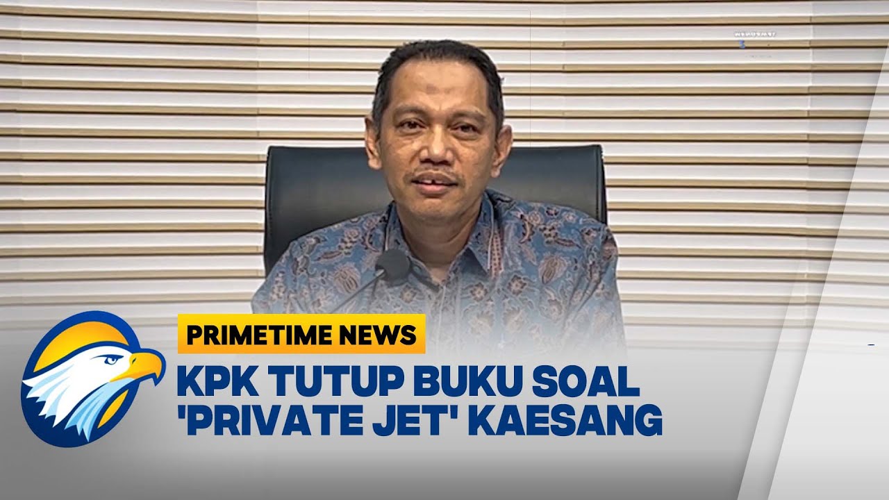 KPK Tutup Buku soal 'Private Jet' Kaesang - [Primetime News] - YouTube