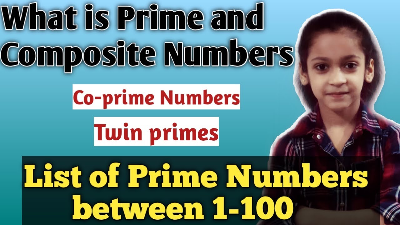 Concept of Prime and Composite Numbers | Twin prime | Co- Prime numbers ...
