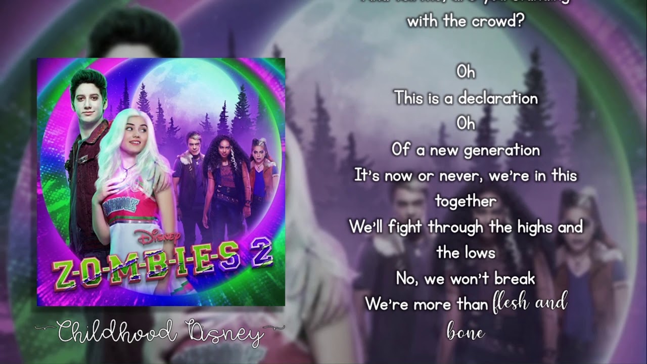 ZOMBIES 2 - Cast - Flesh & Bone (From "ZOMBIES 2"/Karaoke) - YouTube