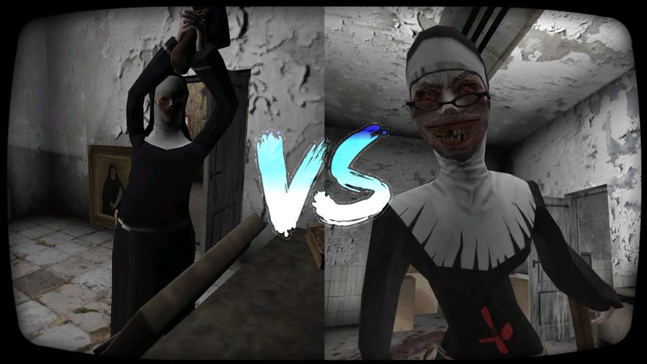 The Nun (V;1.0.2) VS Evil Nun (V;1.1.2) - YouTube