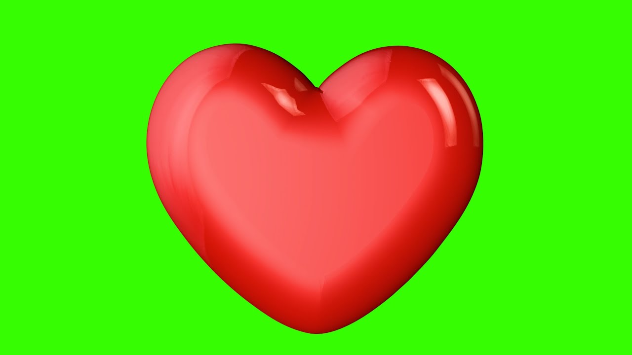 Heart 3D #2 Motions green screen effects - animations - Effects ...