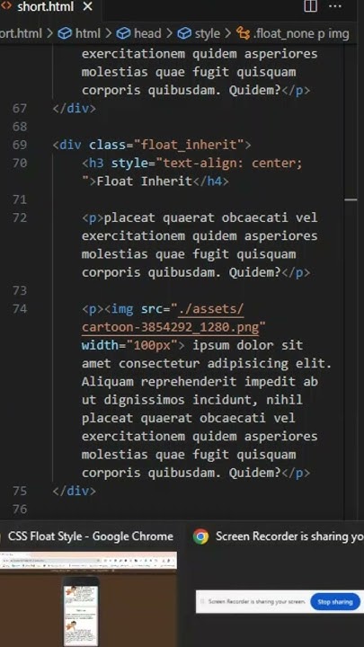 Css Float Style Tutorial Csstutorial Coding Css Youtube