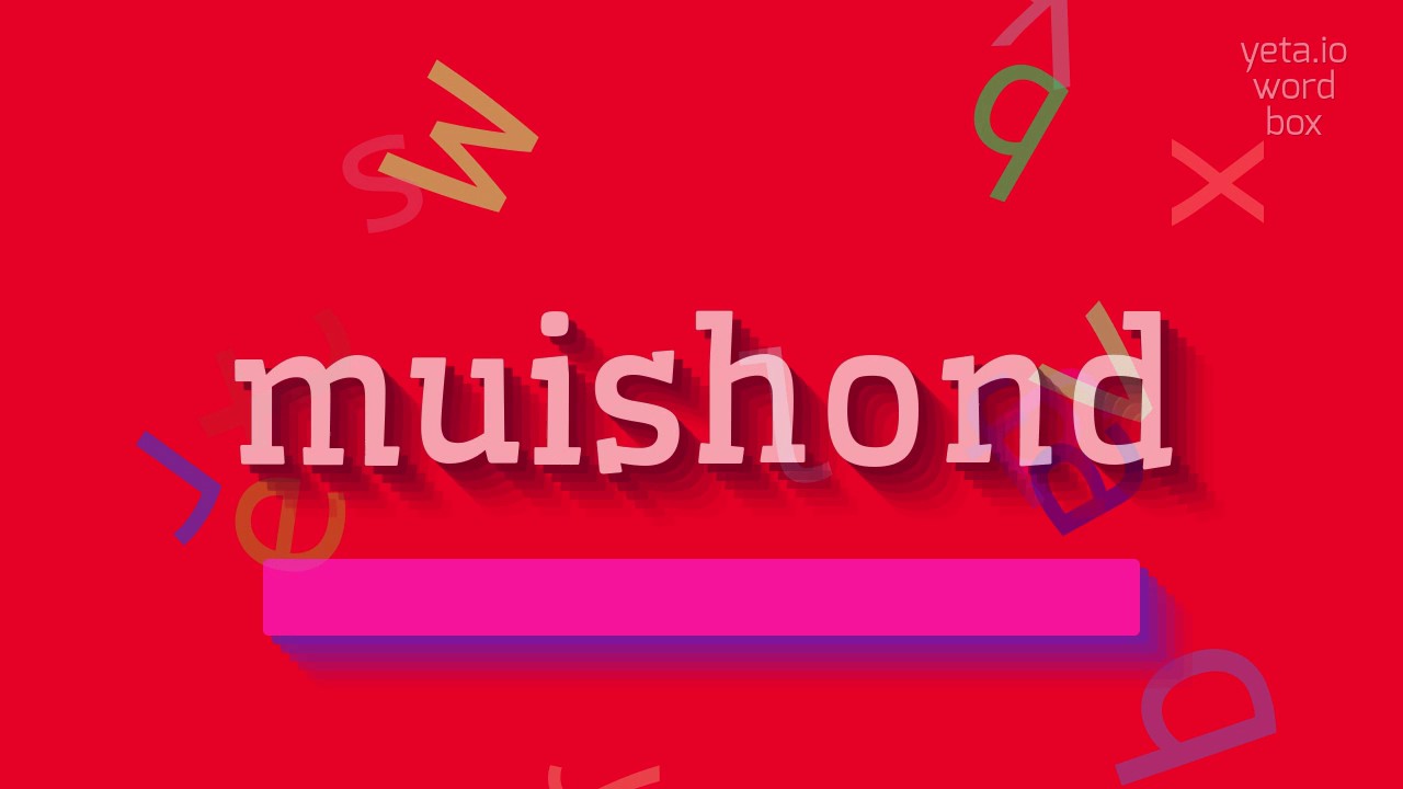 How to say "muishond"! (High Quality Voices) - YouTube