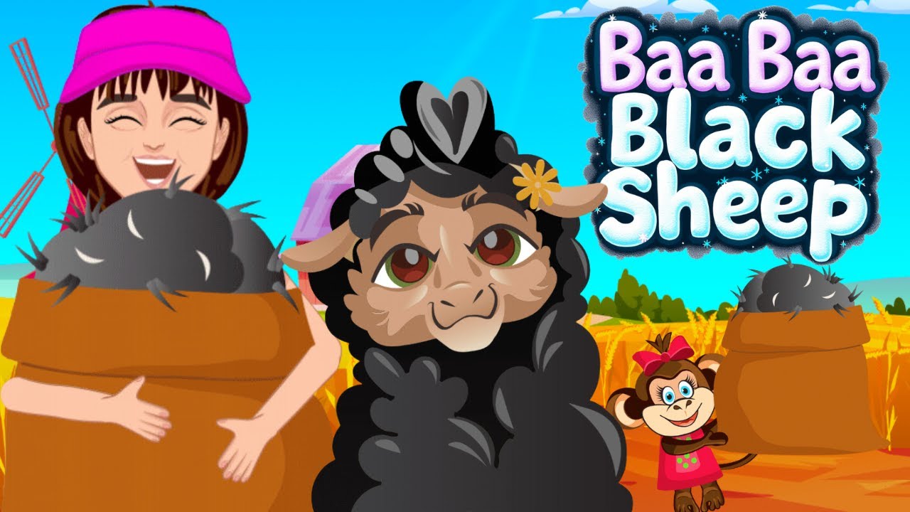 🐑 Baa Baa Black Sheep | Action Nursery Rhymes | Songs for Kids 🎵 - YouTube
