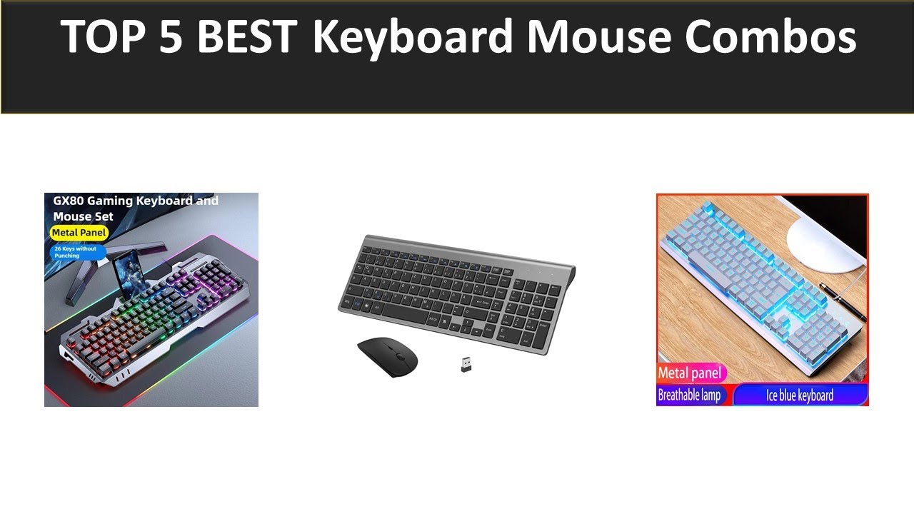 TOP 5 BEST Keyboard Mouse Combos 2025 - YouTube