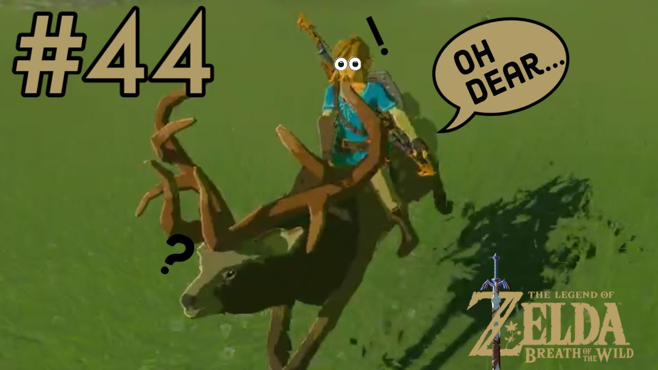 Riding... DEER!? - The Legend of Zelda: Breath of the Wild- Part 44 ...