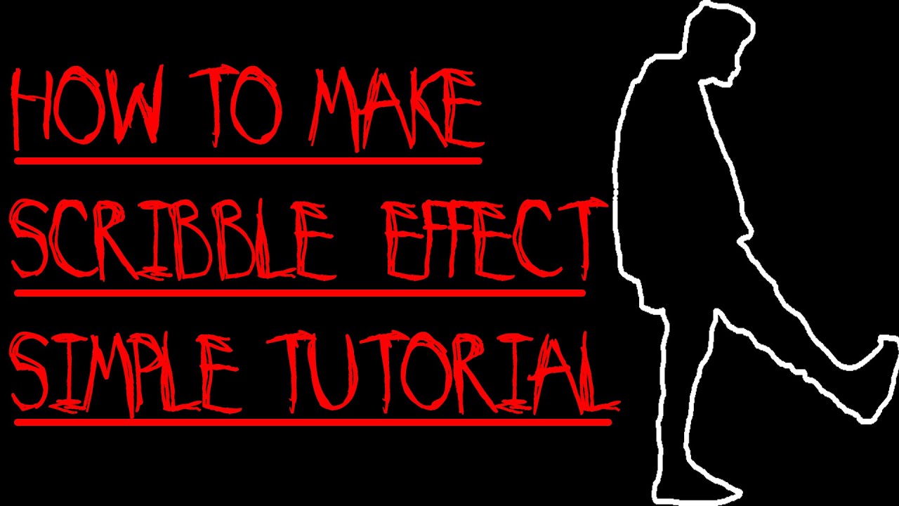 How To Make A Scribble Effect | How To Write Or Draw On Your Screen ...