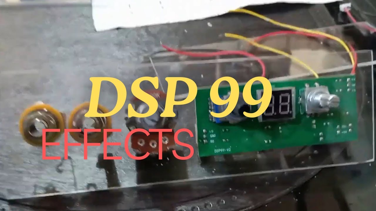 DSP 99 Multi Effect Processor, Review Effect DSP99, 100 DSP effects ...