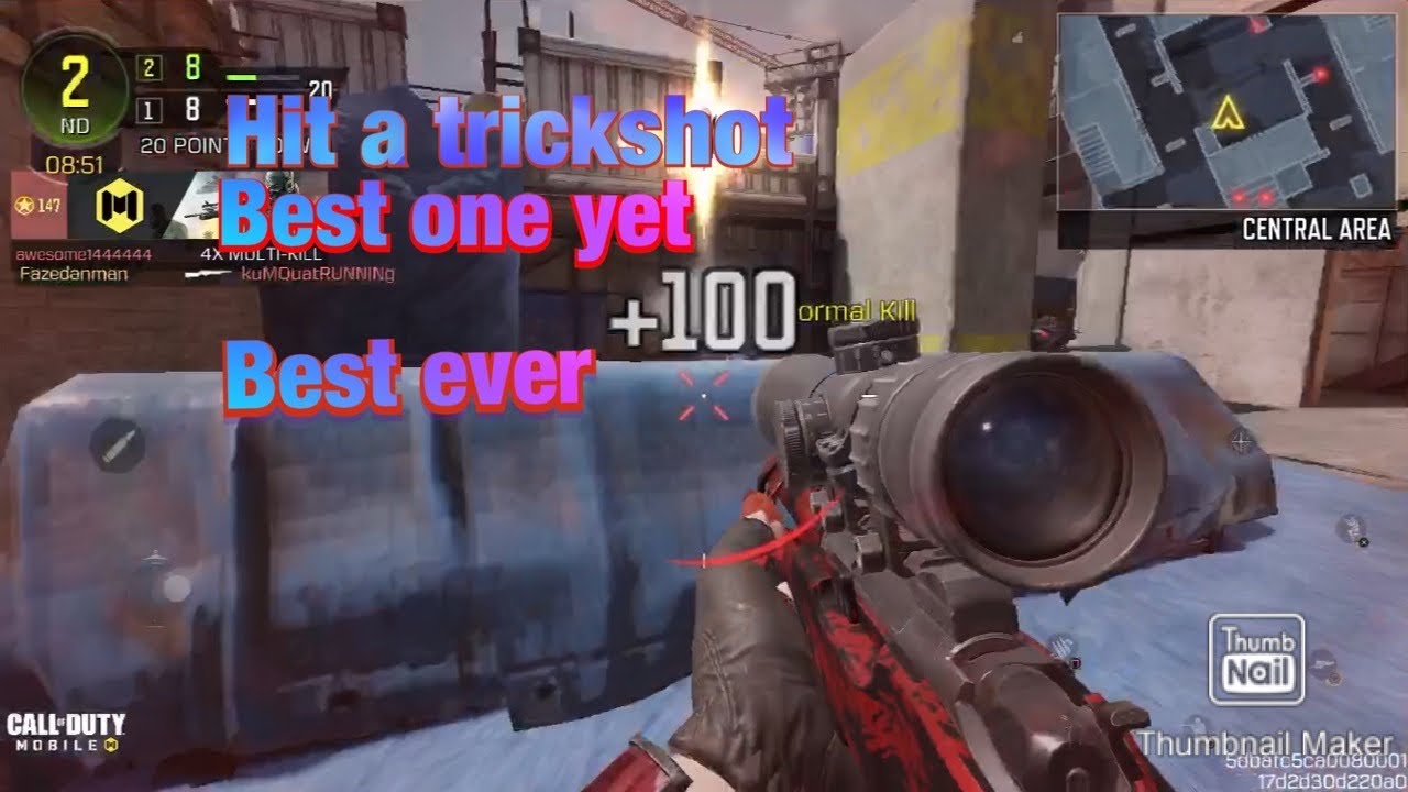 Hit a trick shot/faze danman - YouTube