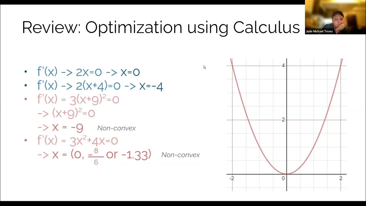 ML Linear Regression pt2 - Optimization using Calculus - YouTube