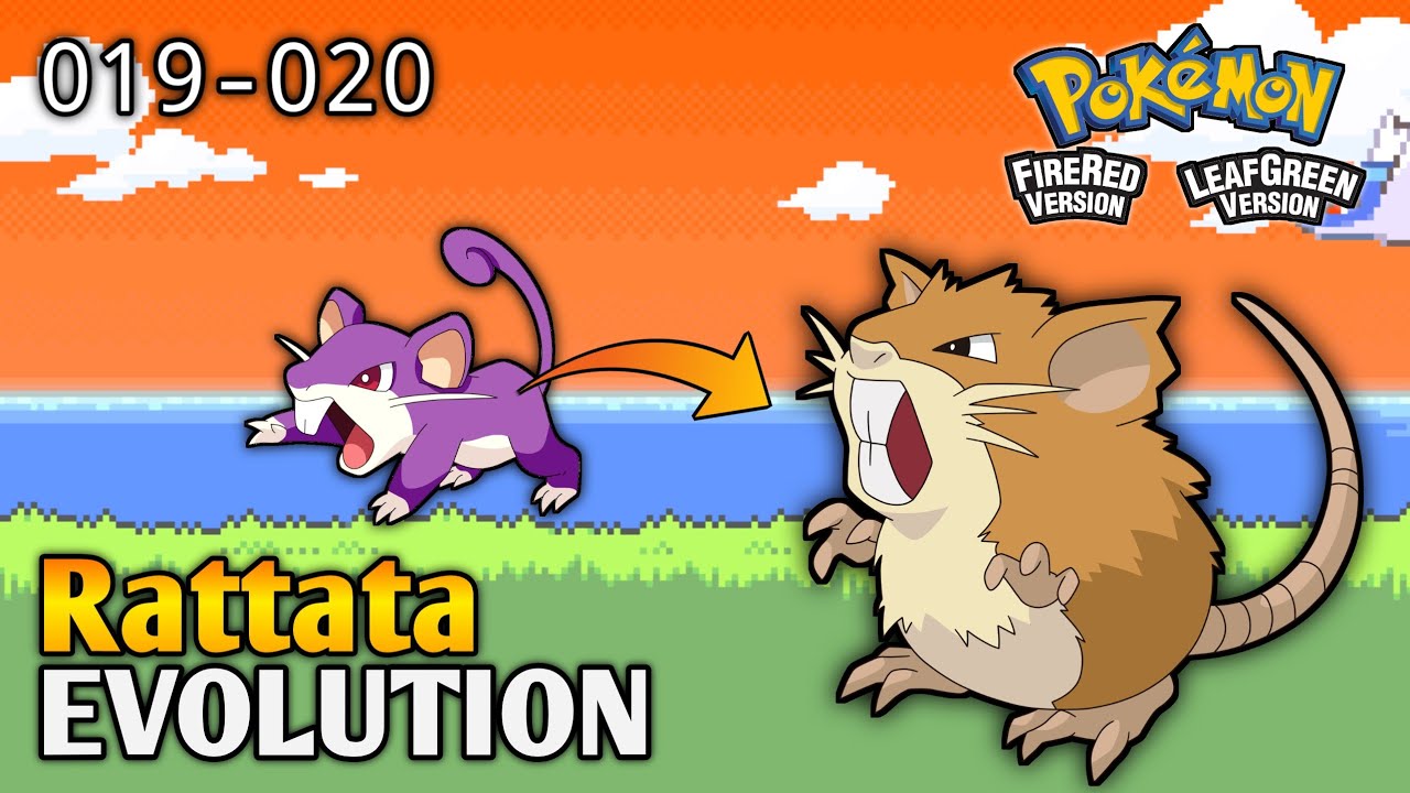 How To Evolve Rattata Into Raticate In Pokemon Fire Red & Leaf Green ...