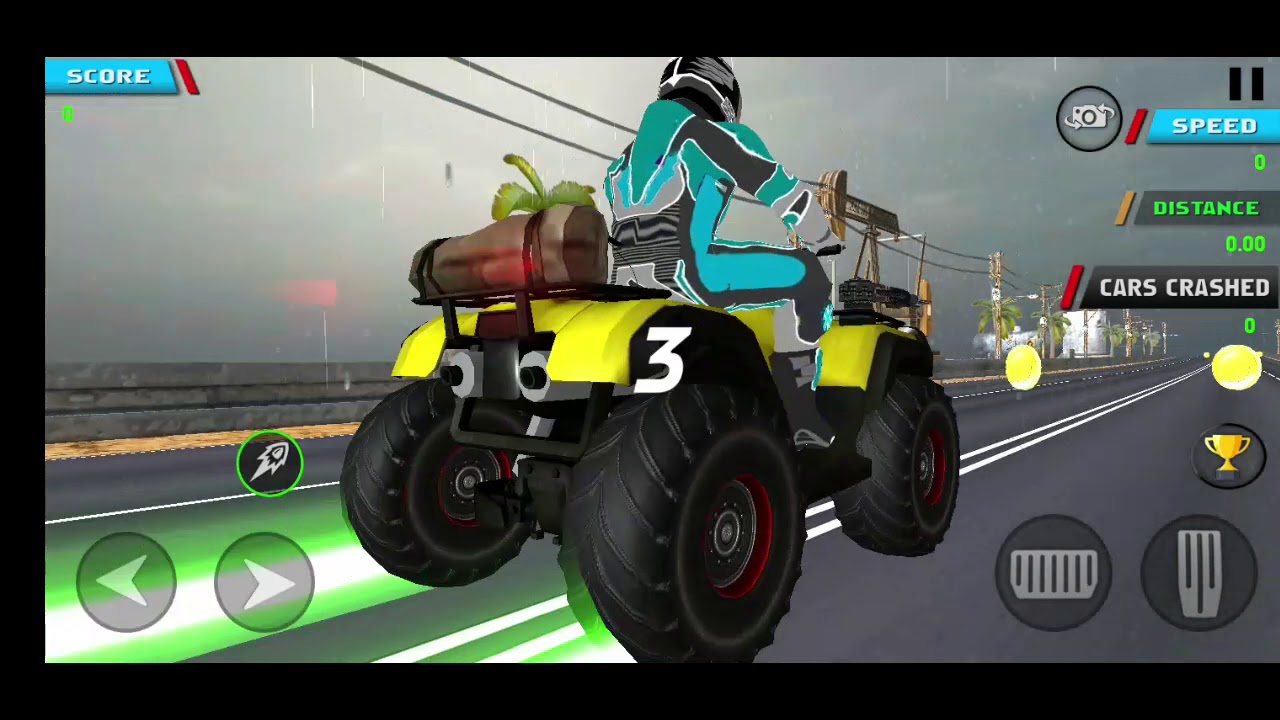 ATV Quad Bike Racing Simulator Bike game play for nice - YouTube