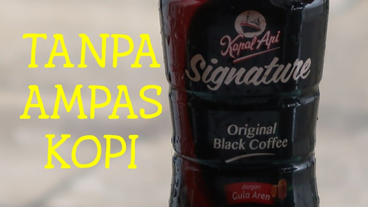 Review Kopi Kapal Api Signature gula aren - YouTube