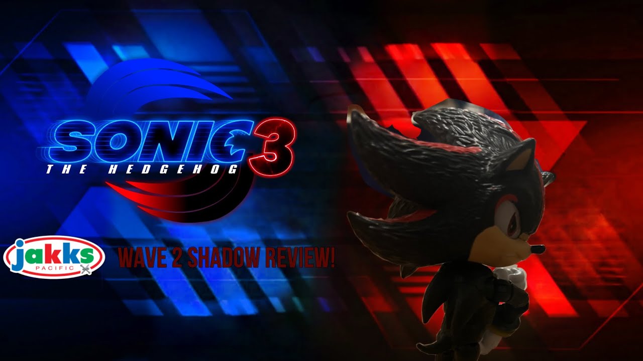 Sonic the Hedgehog 3 (Movie) - Jakks Pacific Wave 2 Shadow Variant ...